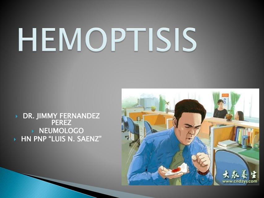 Hemoptisis | Ahmed Casana | uDocz