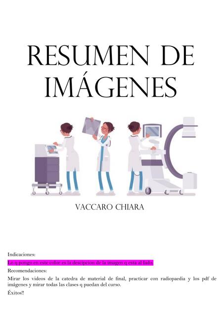 Resumen imagenes Vaccaro | Candela Ricon | uDocz