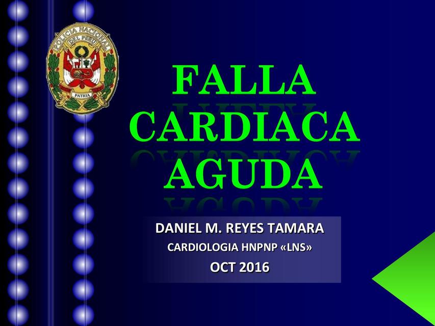 Falla Cardiaca Aguda | Ahmed Casana | uDocz