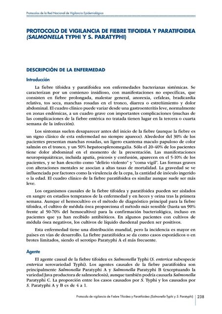 Fiebre tifoidea y paratifoidea | Sofia Montenegro | uDocz
