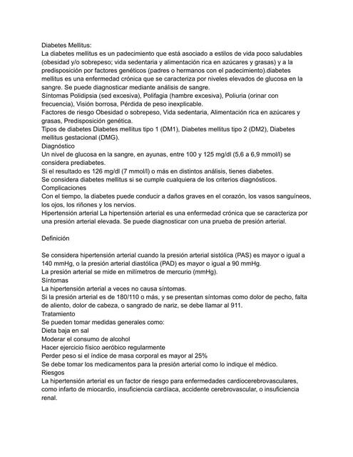 enfermedades crónicas degenerativas | Arely Perez | uDocz