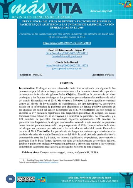 DENGUE | Karen | uDocz