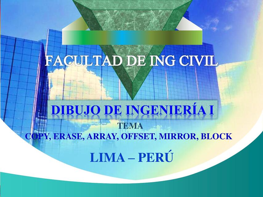 Comando Copy Erase Array Offset Mirror Block | IngePat | uDocz
