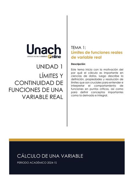 calculo tema uno | Sol | uDocz