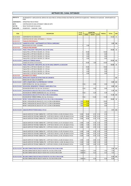 2 3 B Metado Canal entubado y BI Patacucho | Roben | uDocz