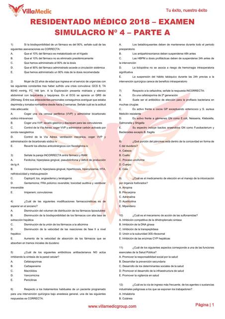 Simulacro 4 A | GUSTAVO ALTAMIRANO | uDocz
