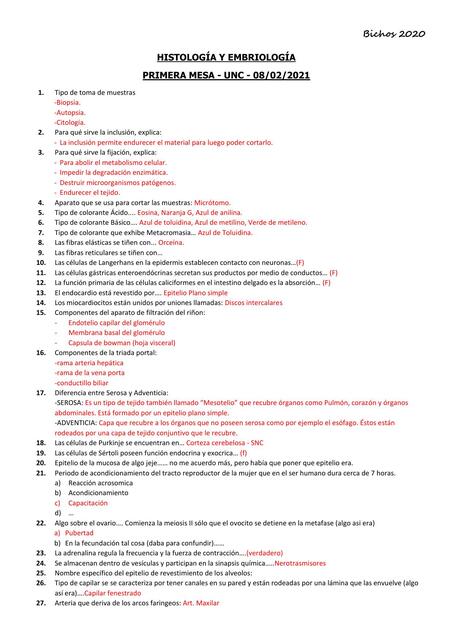 1ra mesa HISTO 2021 | Maria Arguello | uDocz