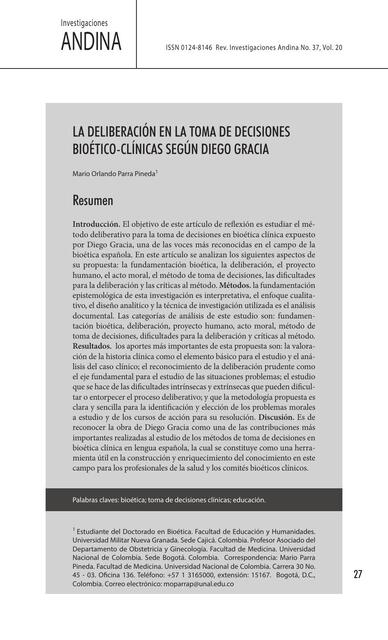 Flashcards de LA DELIBERACIÓN EN LA TOMA DE DECISIONES DIEGO GRA | Por ...