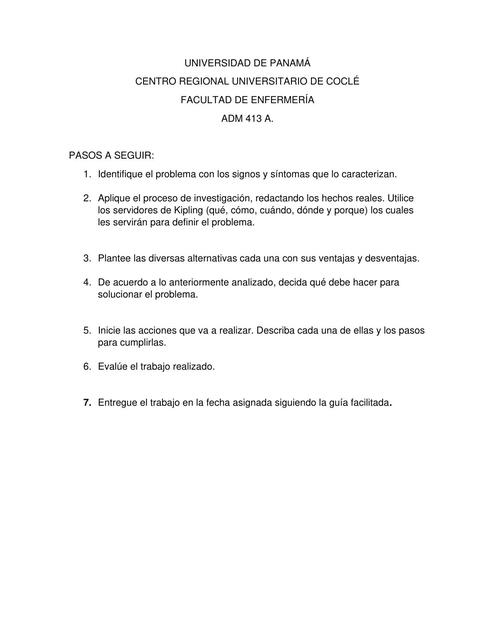 Guía para la solución de problema | Elianys | uDocz