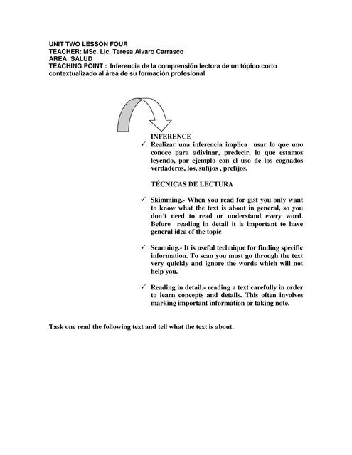 UNIT TWO LESSON FOUR | M R | uDocz