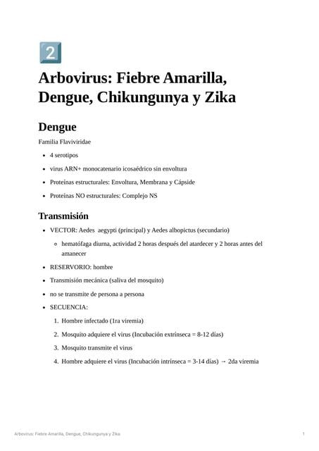 ARBOVIRUS resumen | Sandury | uDocz