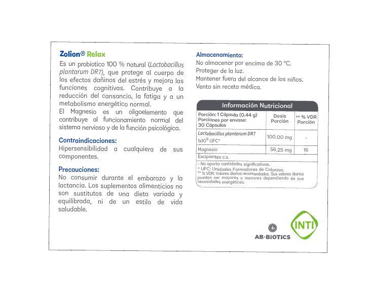 Flashcards de posologia ZOLION RELAX CAPSULA | Por Ana | uDocz