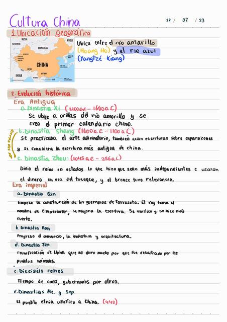 Cultura China | Roxy Llz | uDocz