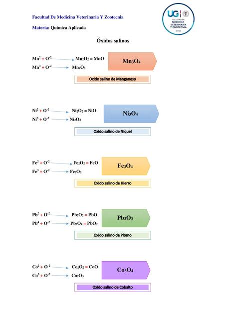 Oxidos Salinos | Bri Pazmiño | uDocz