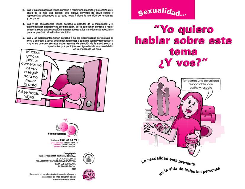 Folleto Sexualidad | Pedro Alejandro Tabata Rodríguez | uDocz