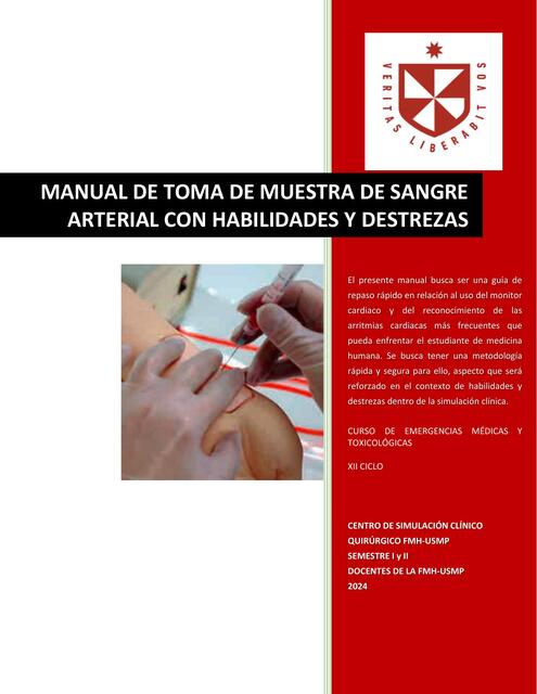4. Manual Toma de muestra de sangre arterial USMP V2 | o_o | uDocz