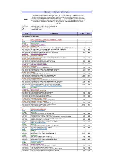 4 P M ESTRUCTURAS | loida | uDocz
