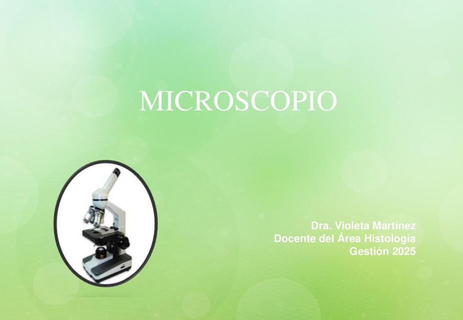 manejo del microscopio | Jhoci Arias | uDocz