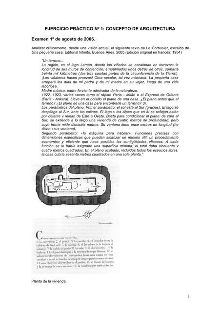 Flashcards de Ejercicio práctico N 1 CONCEPTO DE ARQUITECTURA | Por Emely | uDocz