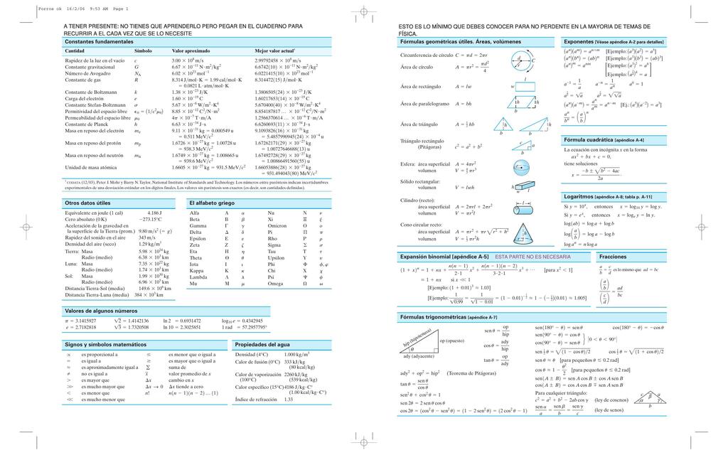 LO MÍNIMO PARA FÍSICA | HOLA | uDocz