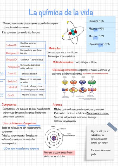 QUÍMICA DE LA VIDA (eyf) | Studyandcoff | uDocz