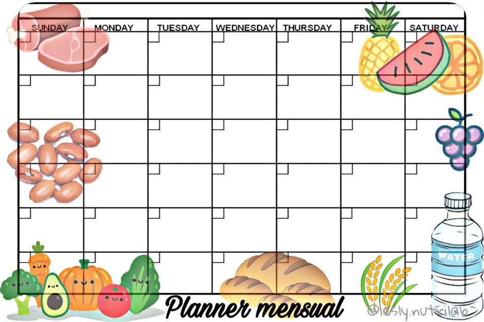 Planner mensual | NutriLlab | uDocz