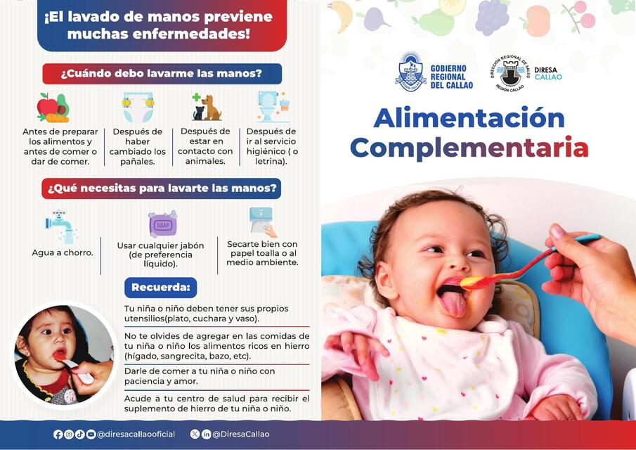 Alimentación complementaria | Inmunizaciones | uDocz