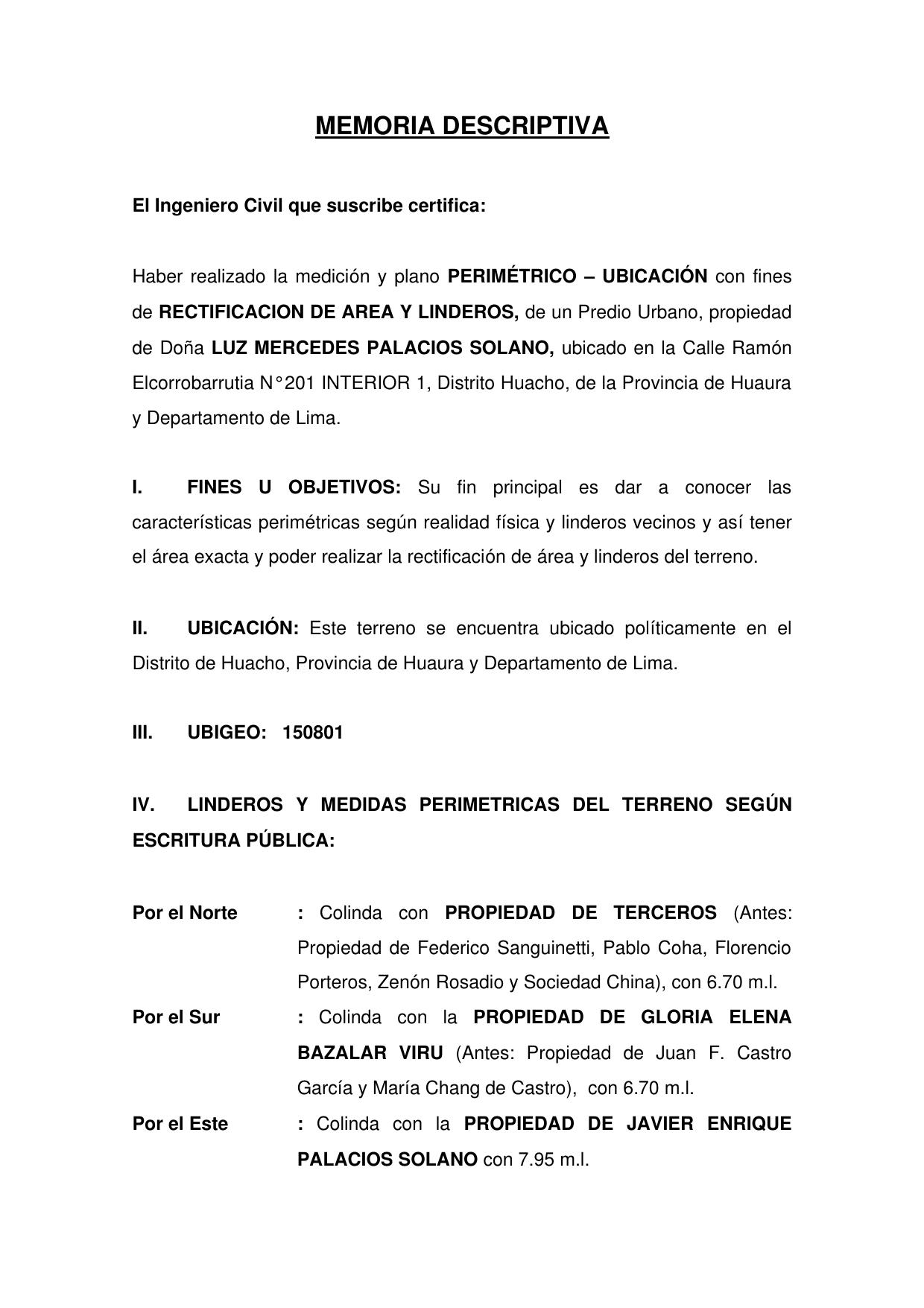 Rectificacion De Area | Abel Chinga | uDocz