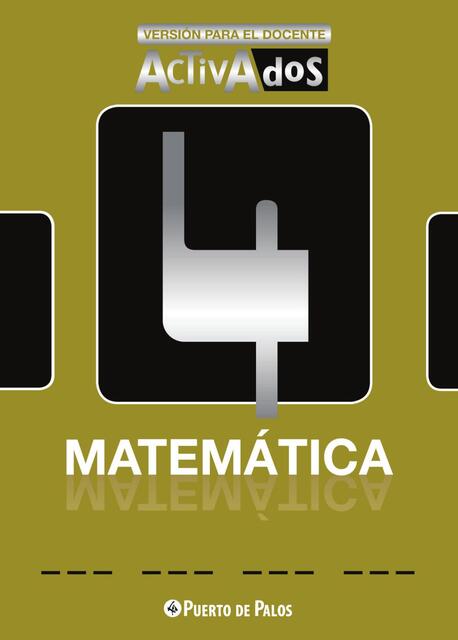 Activados Matematica 4 | Etc Etc | uDocz