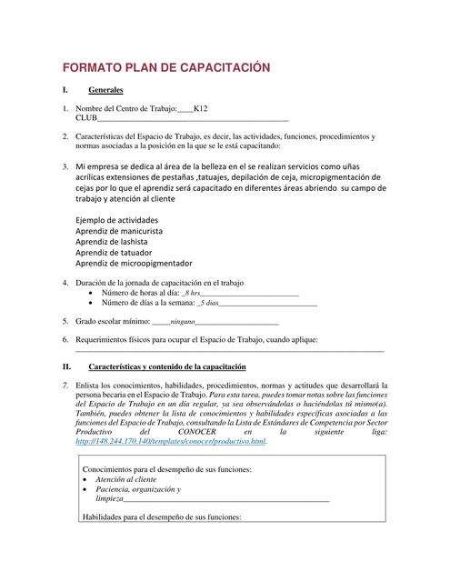 FORMATO TATUAJE | Itzel | uDocz