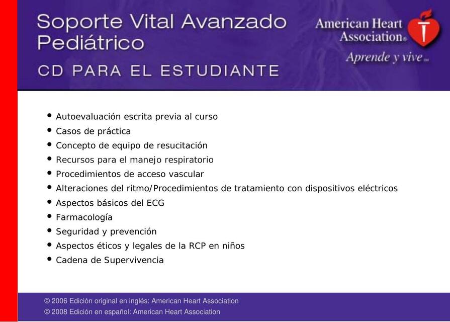 AHA LIBRO PALS SVAP manual estudiante | Ricardo | uDocz