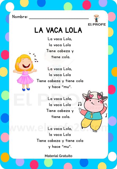 canciones para estimular la lengua elprofe20 | Elisa | uDocz