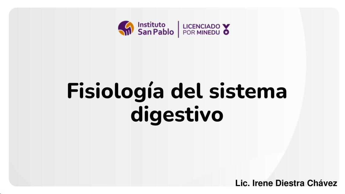 Fisiología del sistema digestivo | ROCIO | uDocz