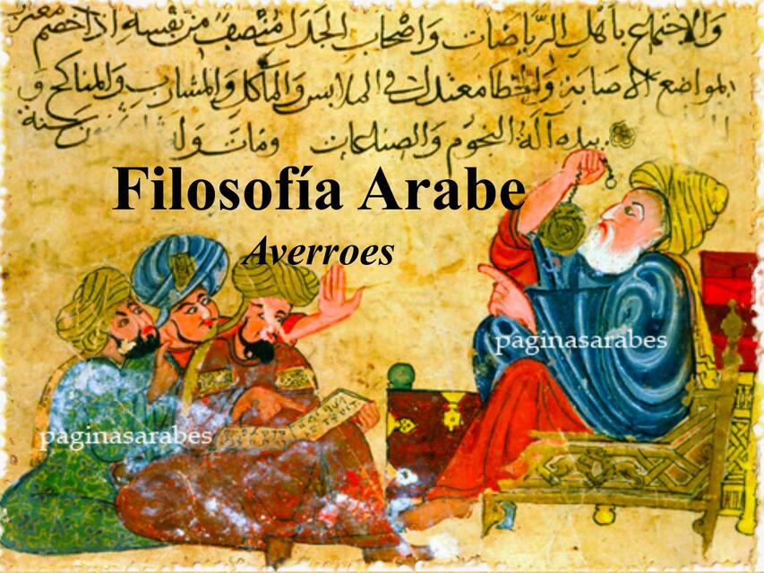 UNIDAD IV FILOSOFÍA ARABE AVERROES | Albany | uDocz
