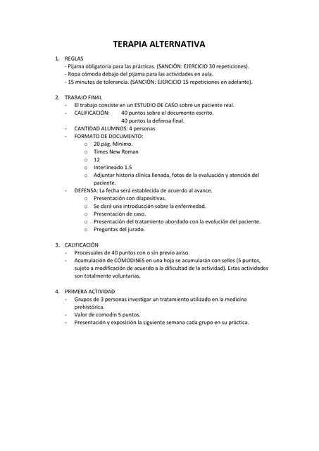 INICIO TERAPIA ALTERNATIVA | Sergio | uDocz