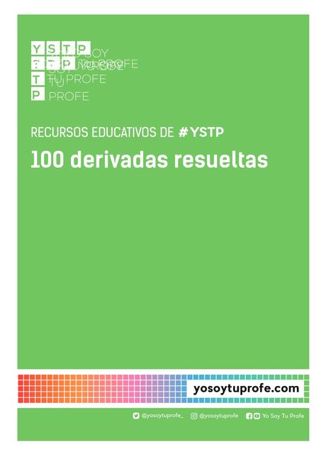 100derivadasresueltasyosoytuprofe | Florencia Romero | uDocz