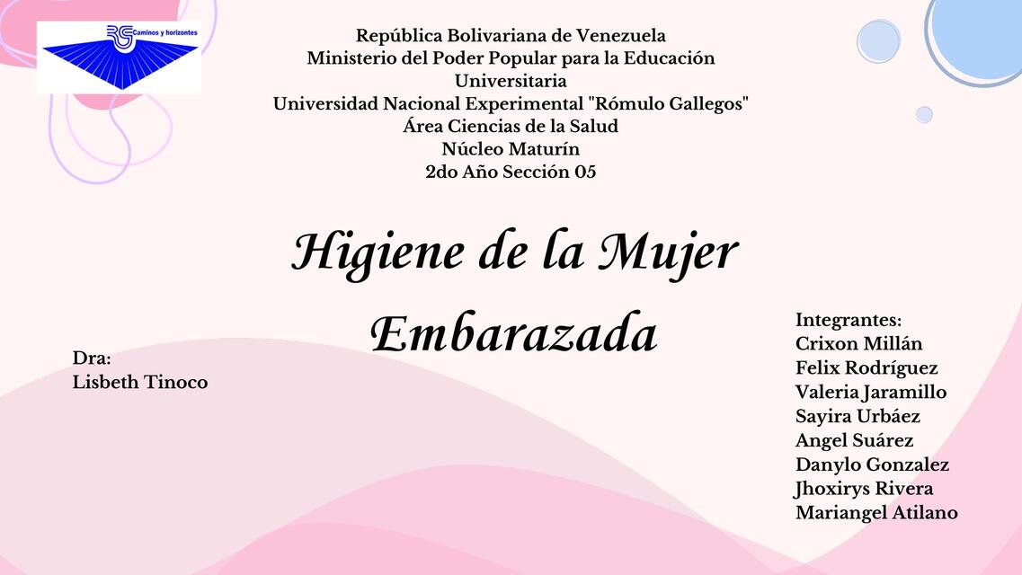 Higiene de la Mujer Embarazada | Jhox Rivera | uDocz