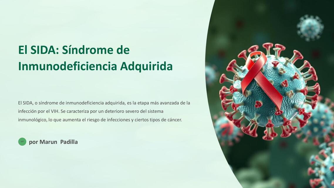 El SIDA Sindrome de Inmunodeficiencia Adquirida | Rey_Mic | uDocz
