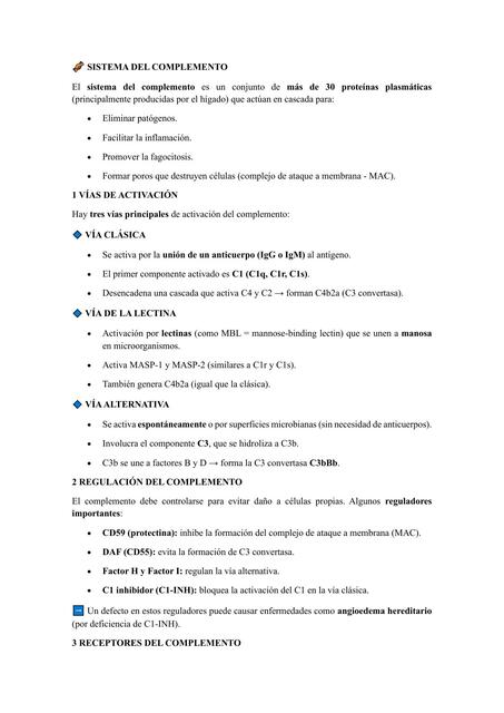 SISTEMA DEL COMPLEMENTO | Nicole Brigith Pangalima Julcahuanca | uDocz