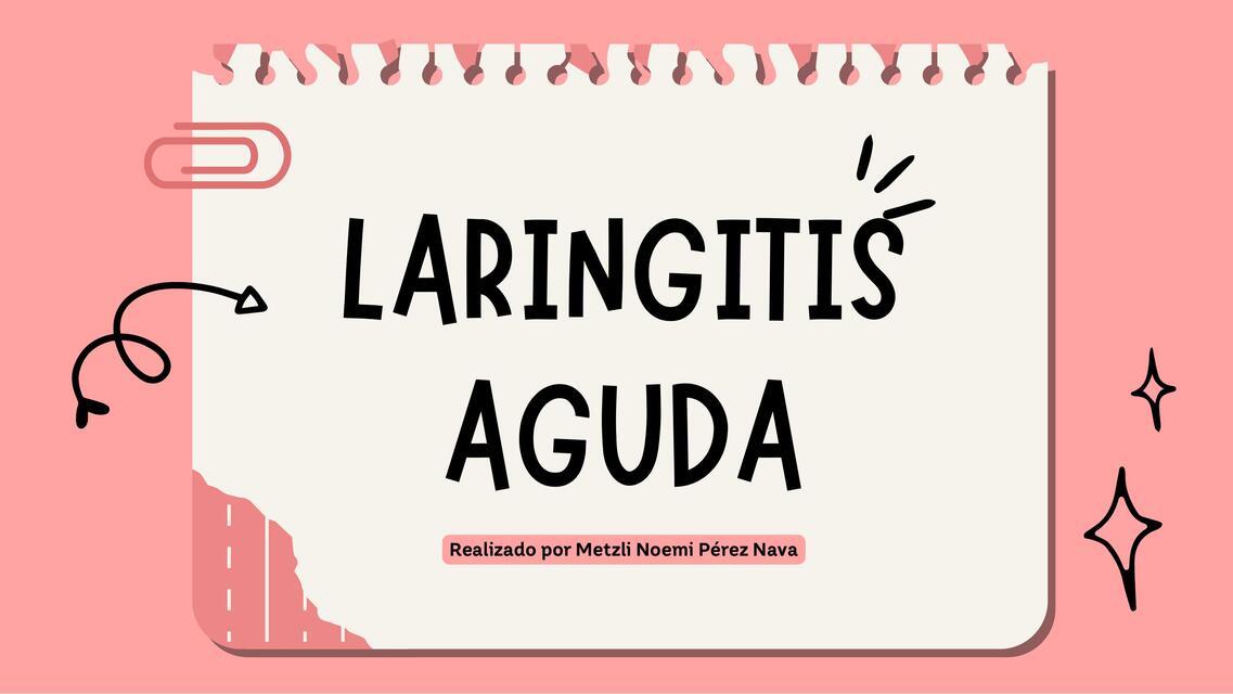 Laringitis aguda | Noemi Perez | uDocz
