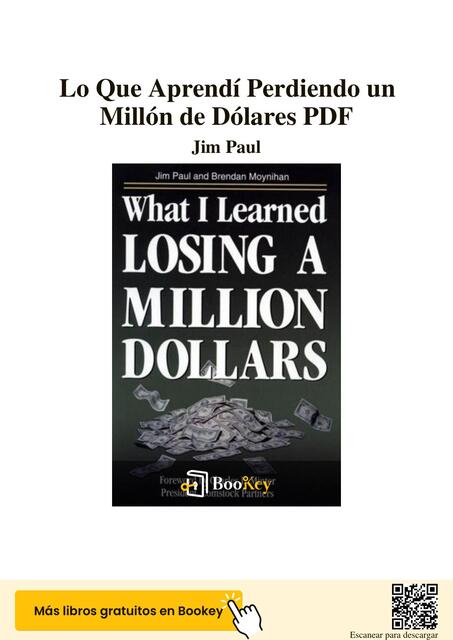 Lo Que Aprendí Perdiendo un Millón de Dólares PDF | Diego | uDocz