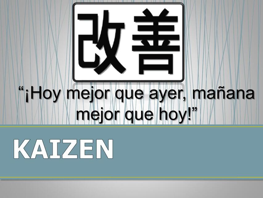 Flashcards de Kaizen | Por César | uDocz