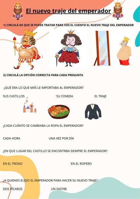 Configuracion el nuevo traje del emperador 1 | Luciana | uDocz