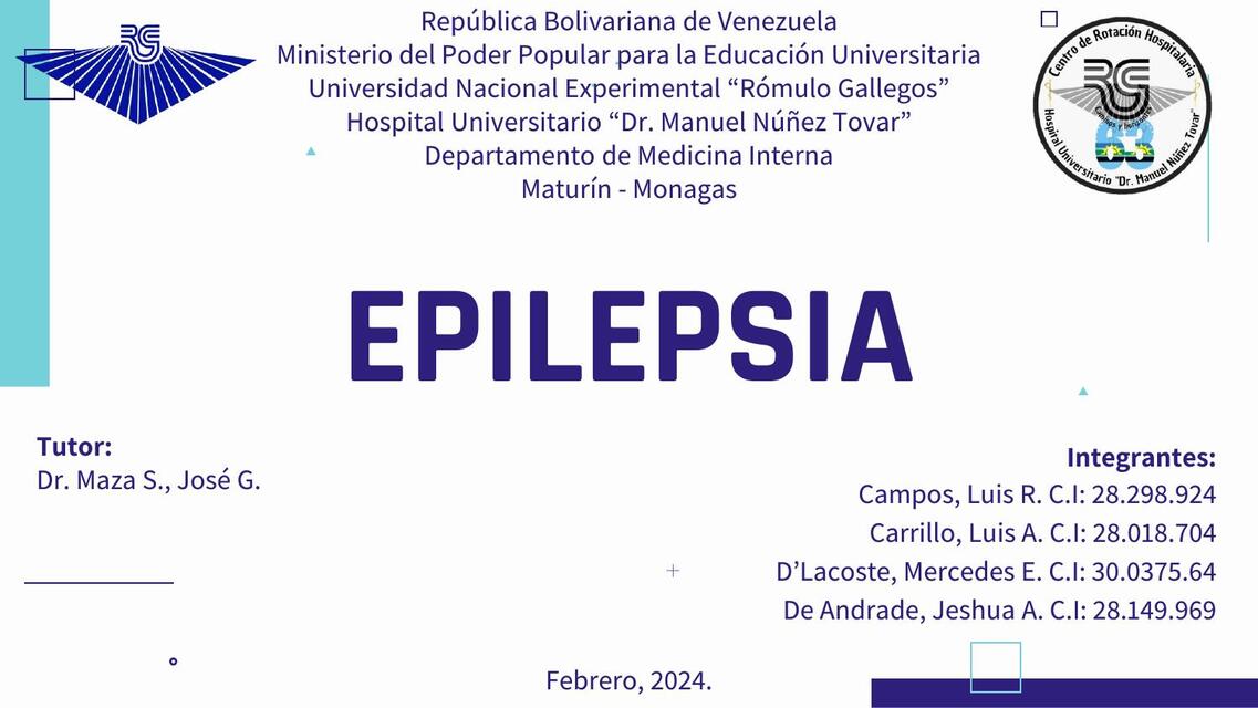 Flashcards de Presentación Epilepsia | Por Andrea Gonzalez diaz | uDocz