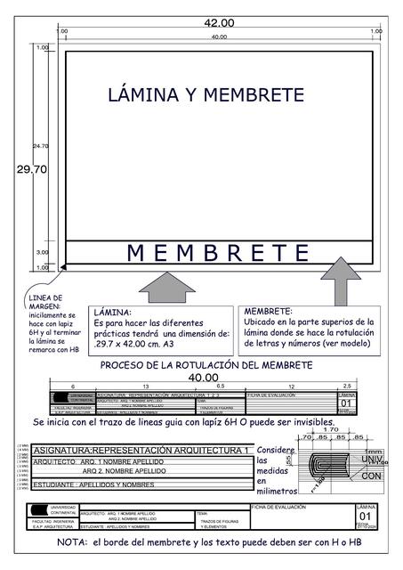 MEMBRETE 2 REPRE ARQ 1 2 3 | Denish | uDocz