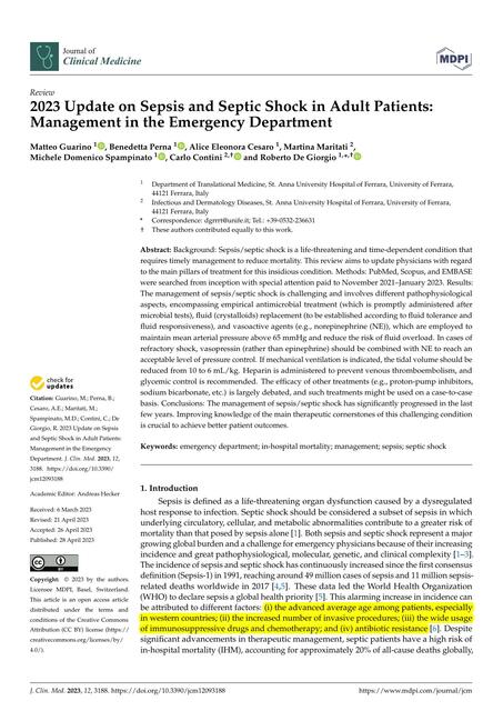 13 2 Update on Sepsis and Septic Shock in Adult Pa | Step | uDocz
