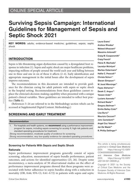13 1 surviving sepsis campaign international SCCM | Step | uDocz