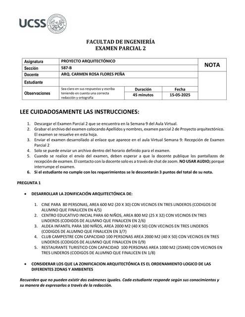 Examen Parcial | Zocimo Alexis | uDocz