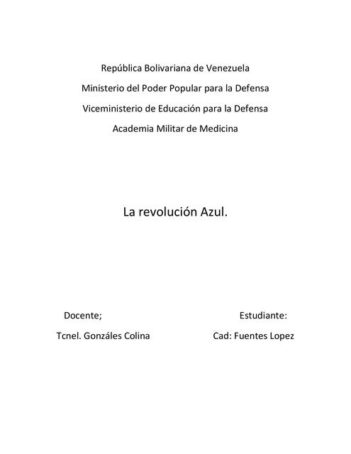 Azul Armando José Udocz