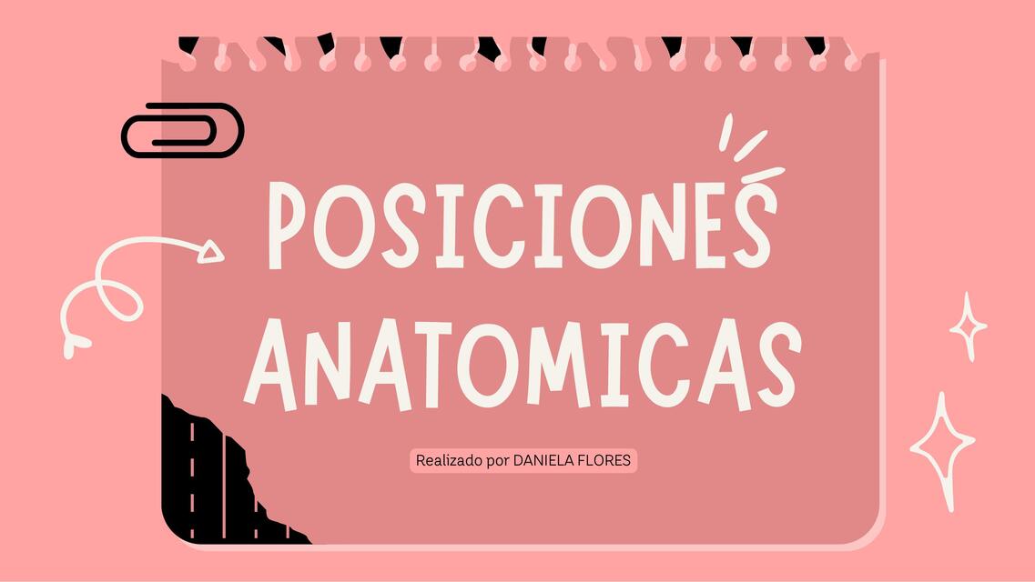 POSICIONES ANATOMICAS | daniela flores | uDocz